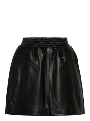 ARMA Mare Leather Skirt - Black