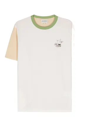 CAFÉ KITSUNÉ Colourblock T-shirt - Neutrals