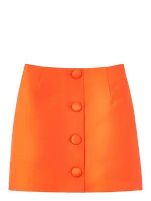 DESTREE Lucio Button-up Skirt - Orange
