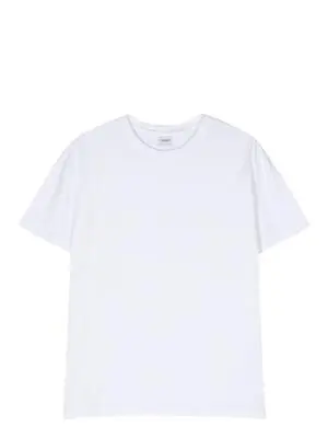 Aspesi Rubberised-logo Cotton T-shirt - White
