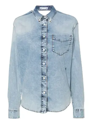 Jacob Cohen Twisted Denim Shirt - Blue