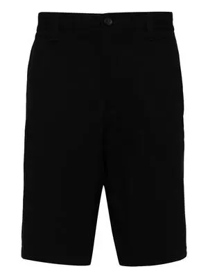BOSS Straight-leg Bermuda Shorts - Black