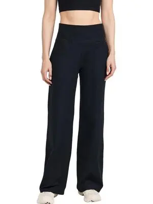 Beyond Yoga Spacedye Laid Back Wide Leg Pants - Darkest Night