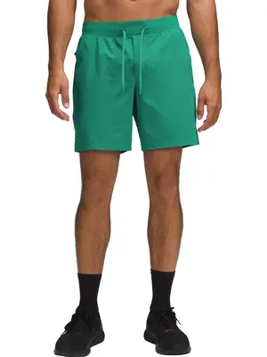 Lululemon Linerless Short 7 Cascadia Green