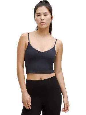 Lululemon Align™ Cropped Cami Tank Top Black Night