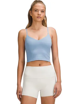 Lululemon Align™ Cropped Cami Tank Top Blue Willow