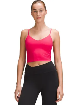 Lululemon Align™ Cropped Cami Tank Top Cherry Mist
