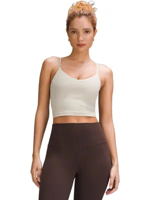 Lululemon Align™ Cropped Cami Tank Top Mojave Tan