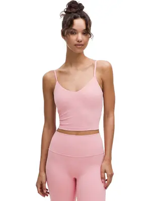 Lululemon Align™ Cropped Cami Tank Top Pink Tide