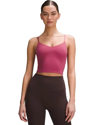 Lululemon Align™ Cropped Cami Tank Top Washed Mauve