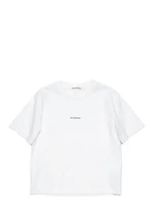 Acne Studios Logo T-shirt - Optic White