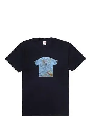 Supreme 30th Anniversary First Tee Shirt - Navy Blue