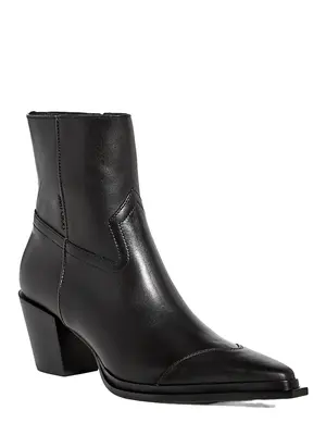 JIMMY CHOO Cece 60 Block Heel Booties - Black