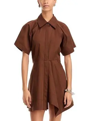 A.L.C. Julie Shirt Dress - Milk Chocolate