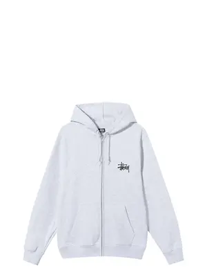 StÜssy Basic Zip Hood 'ash Heather - Grey
