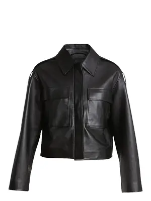 PROENZA SCHOULER Proenza Schouler Dylan Wide Leather Jacket