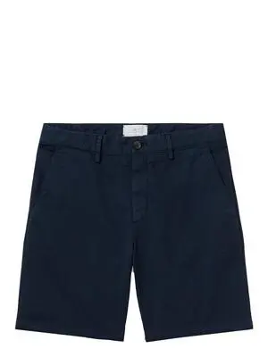 MR P. Straight-Leg Garment-Dyed Cotton-Blend Twill Bermuda Shorts