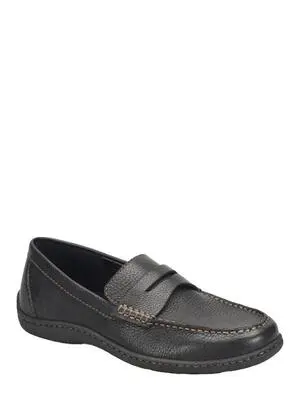BØRN Børn Simon III Penny Loafer Black Leather