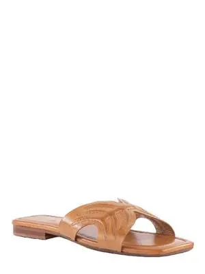 Seychelles Madhu Leather Slide Sandal - Tan