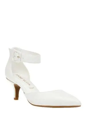 Anne Klein Anne Klein Fabulist Pointed Toe Pumps White