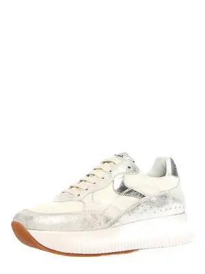 VOILE BLANCHE Lana Fresh Platform Sneakers - Silver White