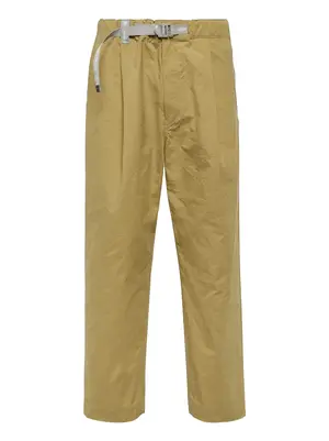 AND WANDER Technical Tapered Trousers - Brown