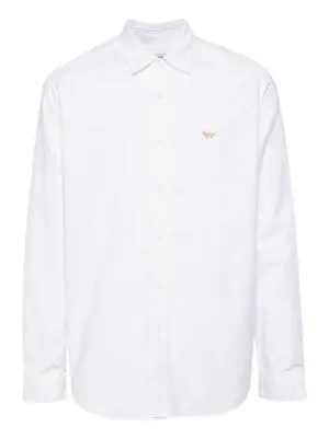 Junya Watanabe X Maison Kitsuné Logo-embroidered Shirt - White