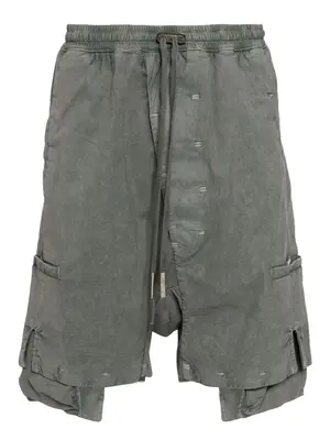 Boris Bidjan Saberi Drop-crotch Drawstring Shorts - Green