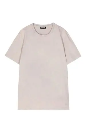 DONDUP Fade-dyed Cotton-jersey T-shirt - Neutrals