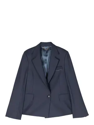 Victoria Beckham Single-breasted Blazer - Blue
