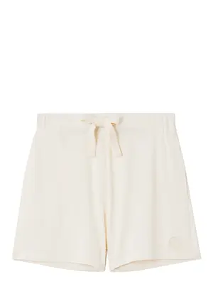 Moncler Jersey Shorts - White