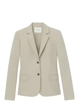 Lafayette 148 New York Lafayette 148 New York Responsible Stretch Wool Two Button Blazer Plaster