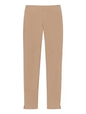 Lafayette 148 New York Techno Stretch Twill Stanton Pant - Cammello