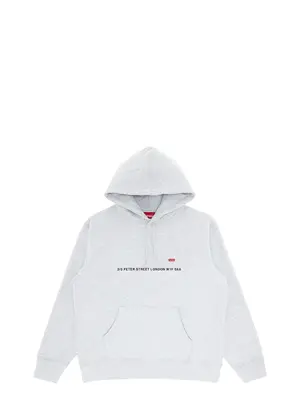 Supreme Shop Small Box Hooded Sweatshirt London - Grey