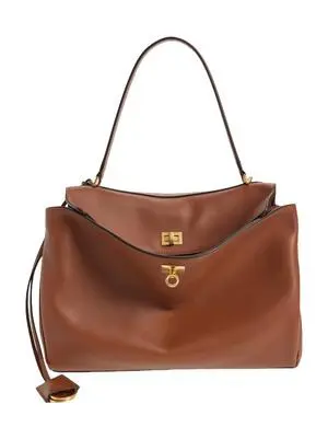 Balenciaga Balenciaga Medium Rodeo Leather Handbag 2237 New Tan