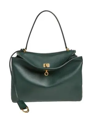 Balenciaga Medium Rodeo Leather Handbag - 3614 Pine Green