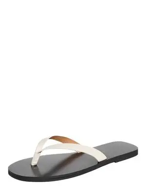 Madewell Gabi Thong Slide Sandal - White Pebble