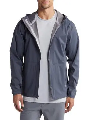FREE FLY Cloudshield Waterproof Hooded Rain Jacket - Storm Cloud