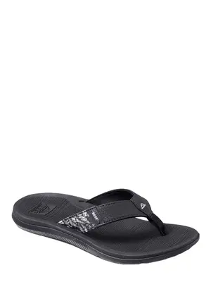 Reef Santa Ana Flip Flop - Black/white