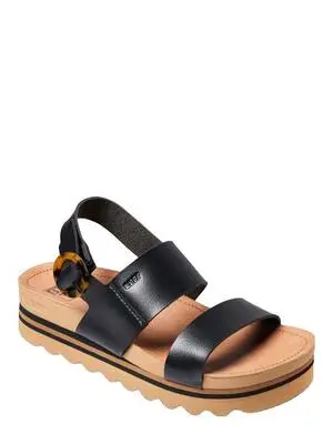 Reef Reef Water Vista Hi Sandal Black/ Tan