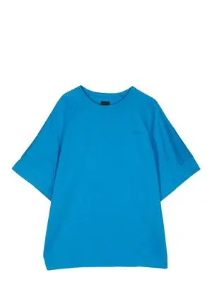 JUUN.J Embroidered-logo Cotton T-shirt - Blue