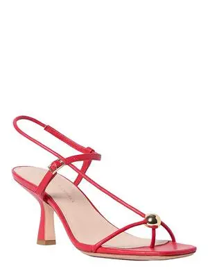 LOEFFLER RANDALL Embellished High Heel Sandals - Red