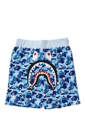 A BATHING APE Abc Shark Sweat Shorts - Blue