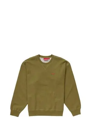 Supreme Small Box Crewneck Sweatshirt - Heather Olive