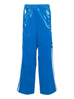 DOUBLET Laminate Track Embroidered Track Pants - Blue