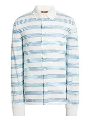 Missoni Striped Cottonblend Shirt - White