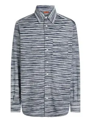 Missoni Spacedyed Cottonjersey Shirt - Navy