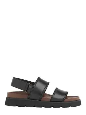 Whistles Ruben Whipstitch Sandals - Black