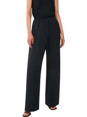 Whistles Clara Wide Leg Trousers - Black