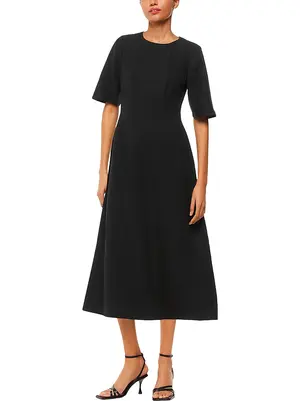 Whistles Veda Midi Dress - Black